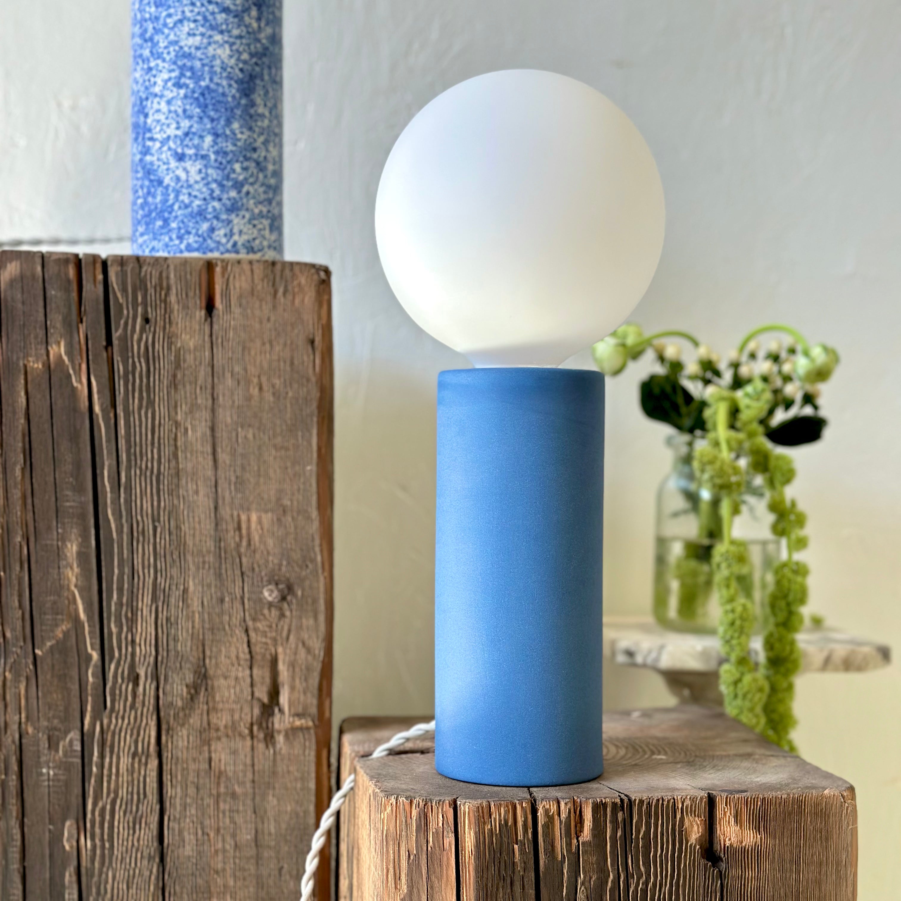 Column Table Lamp- Samples – Pigeon Toe Ceramics
